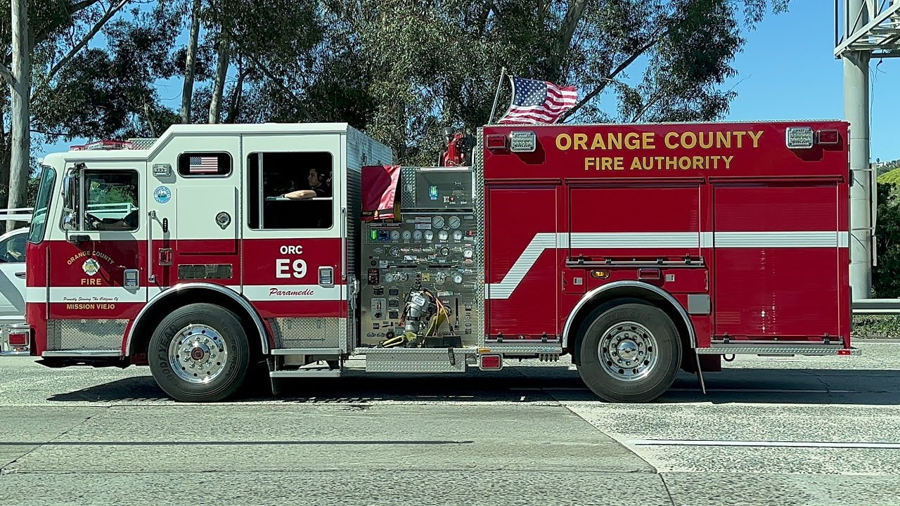 OCFA Engine 9 - YouTube