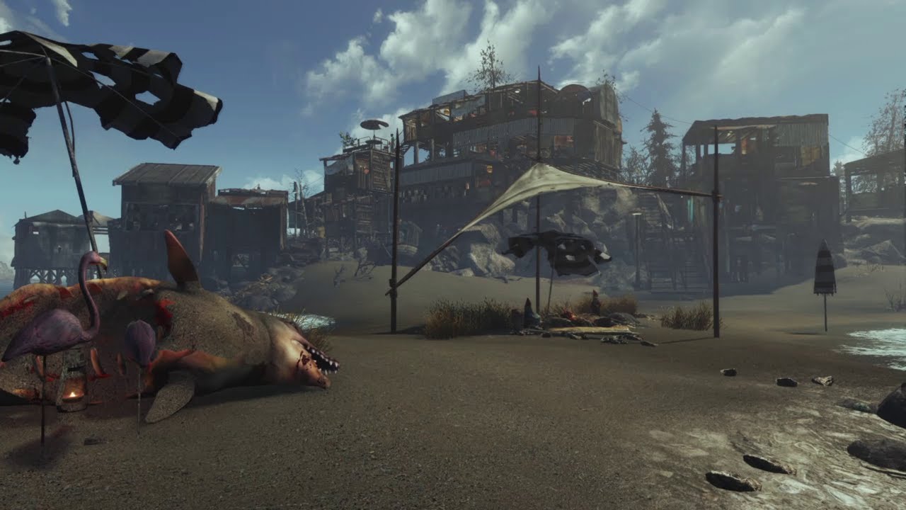 Dalton farm -'the real far harbor' settlement build (no mods) FALLOUT 4 ...