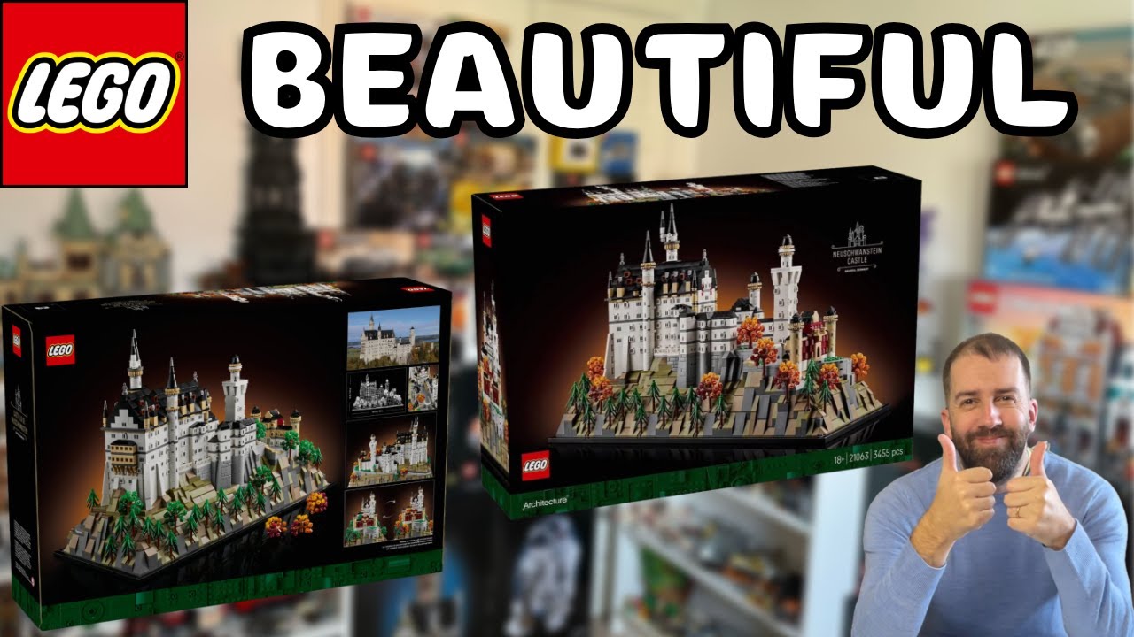 LEGO Architecture Neuschwanstein Castle 21063 Officially Revealed - YouTube