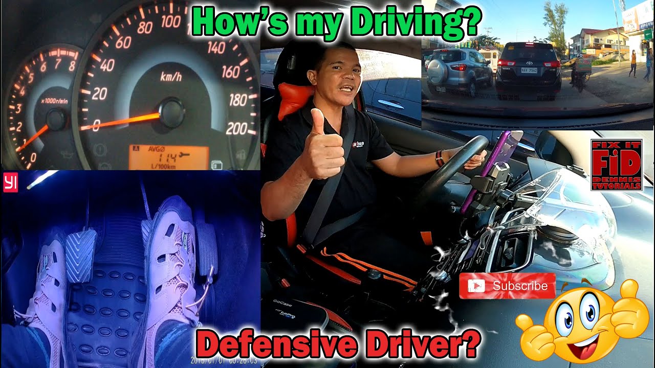 Paano magdrive ang defensive driver sa tunay na buhay - Actual Driving ...