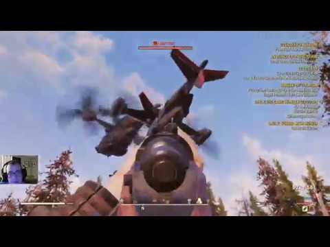 Fallout 76: What happens when you shoot at a cargobot - YouTube