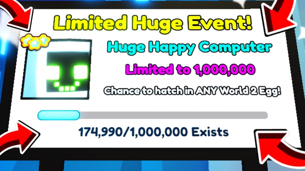 GET THE HUGE HAPPY COMPUTER NOW IN PET SIM 99! - YouTube