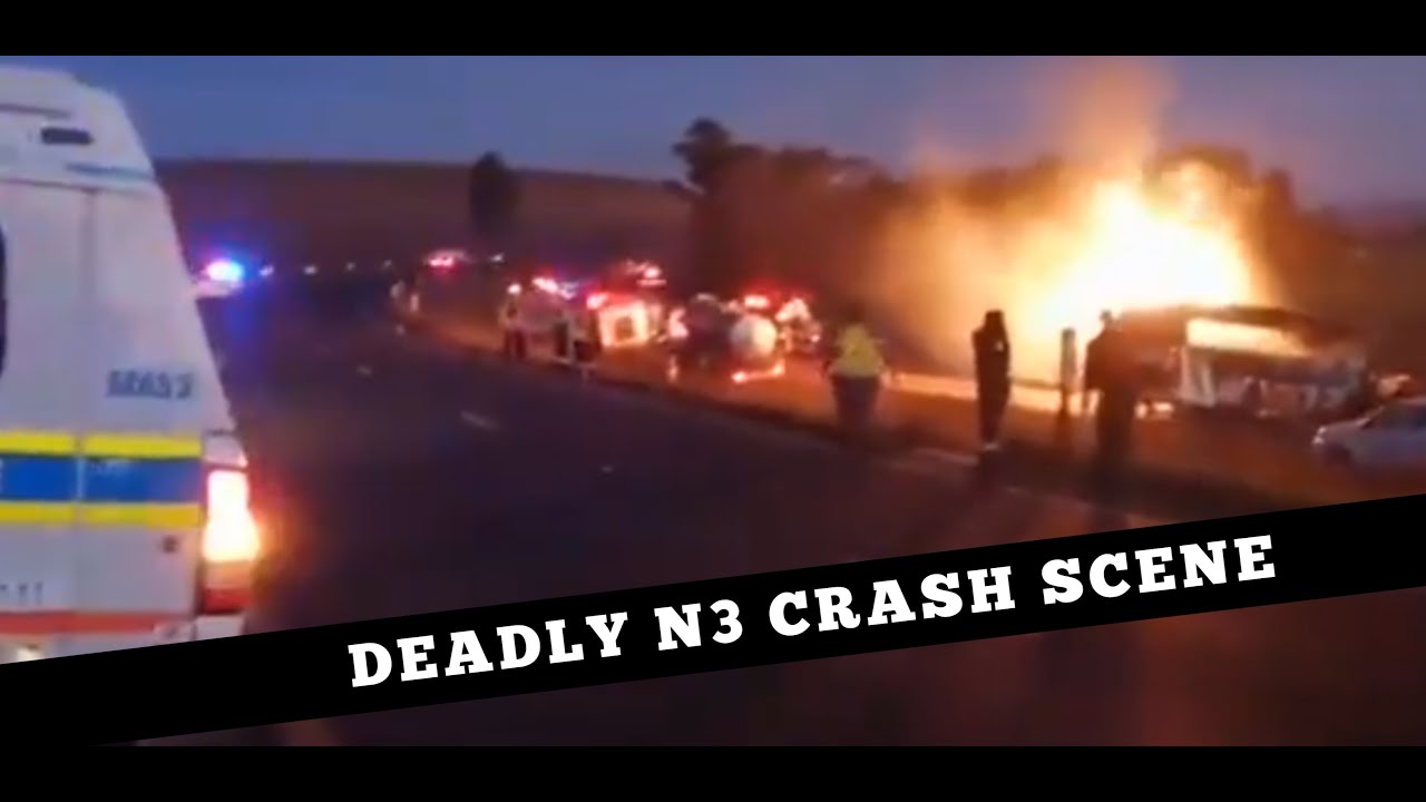 Multi Vehicle Crash on N3 Johannesburg bound - Hidcote KZN Midlands (10 ...