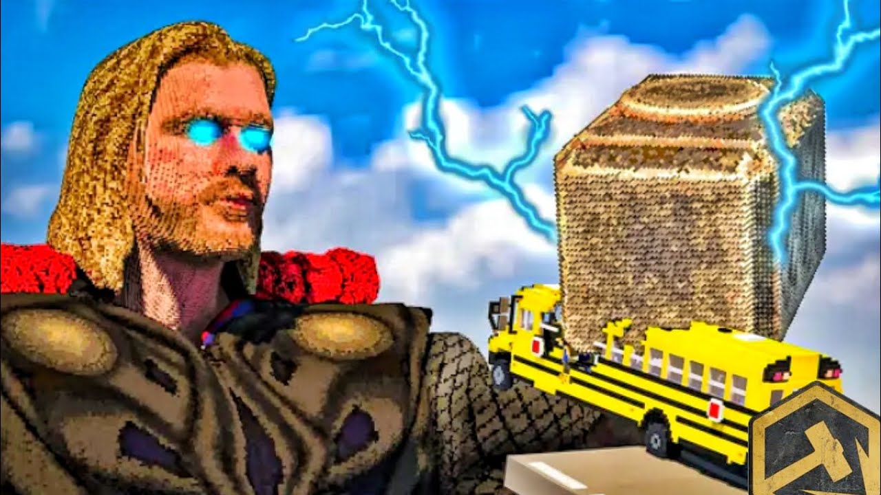Cars vs Thor, Teardown Mobile Gameplay - YouTube