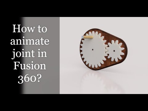 Fusion 360: Motion Link in spur gear| Apply Joint | Gear train - YouTube
