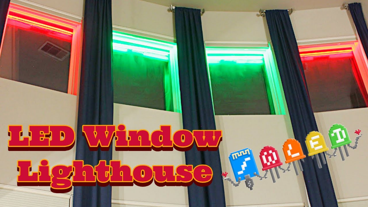 LED Window Lighthouse DIY - YouTube