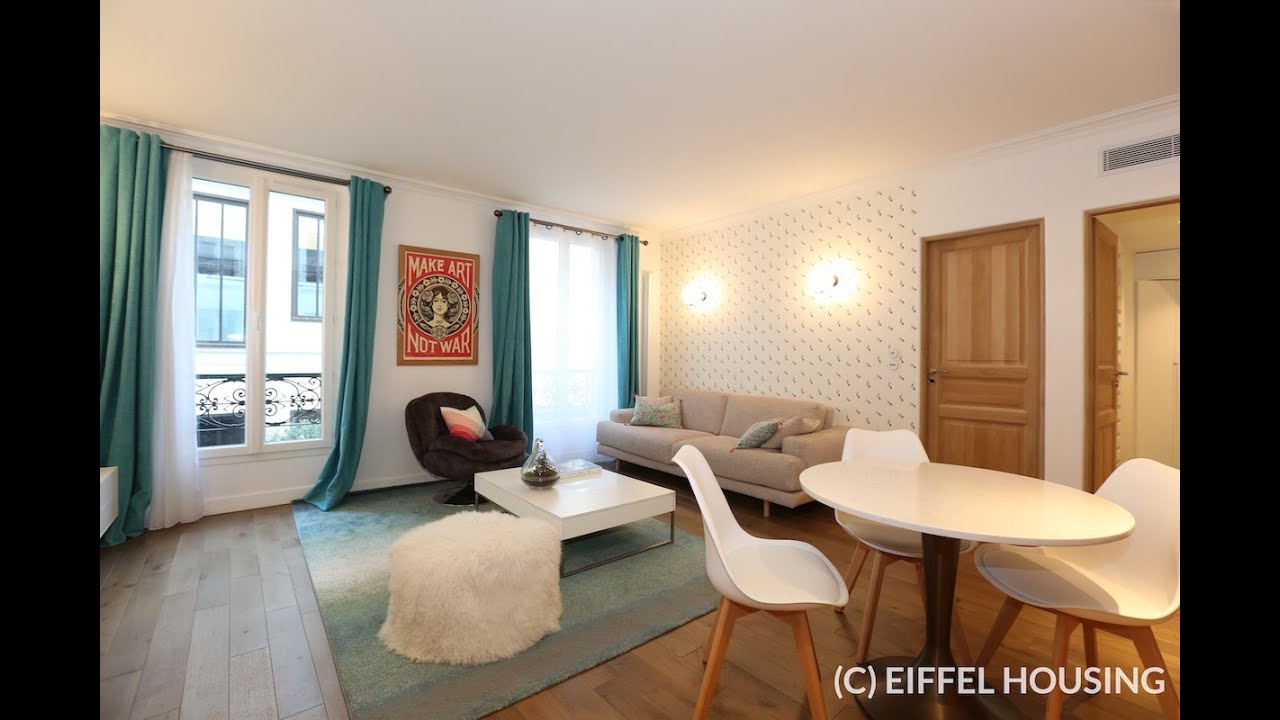 Rue des Acacias - Paris 17 - 48 sqm - 1BR - furnished - YouTube