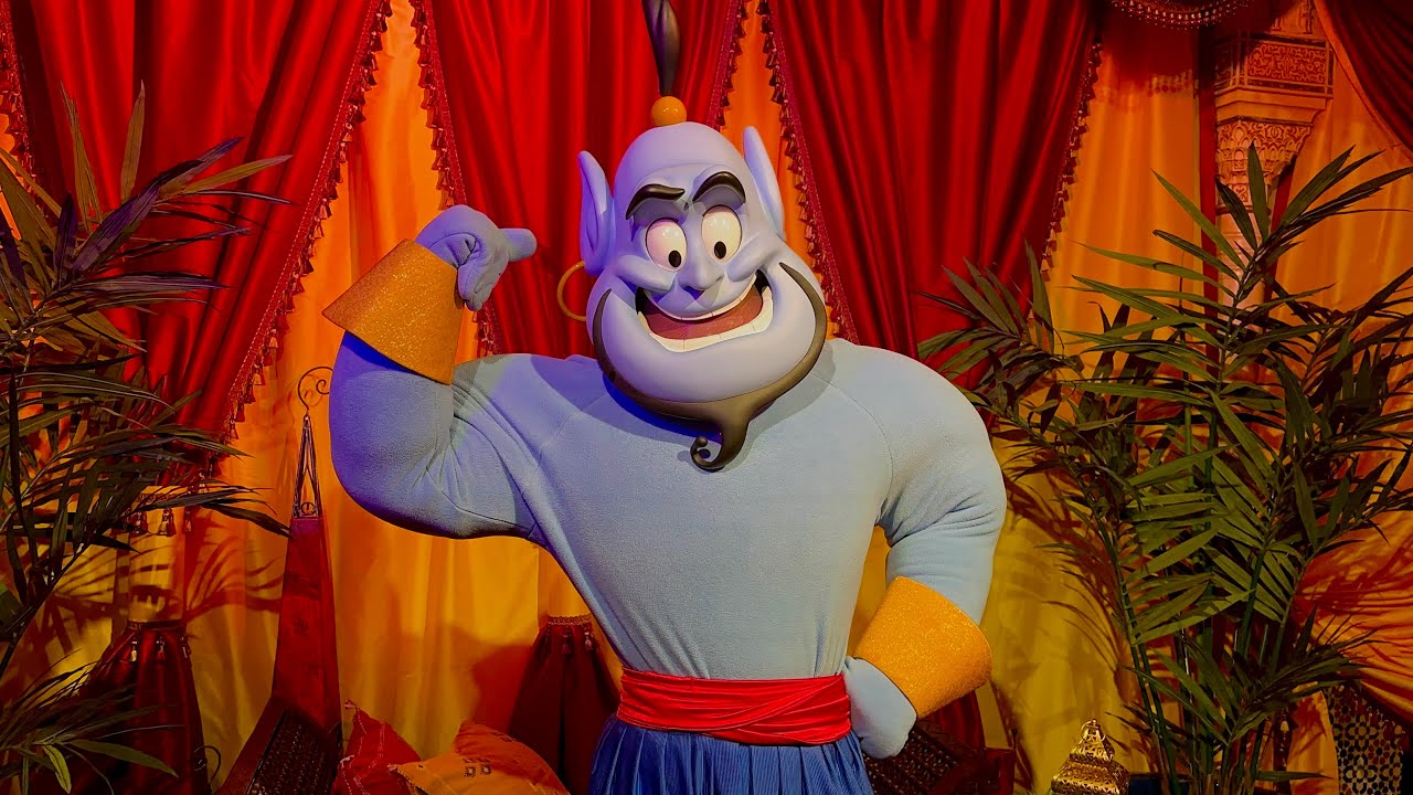 Genie Meet and Greet in NEW Disney Annual Passholder Lounge at Epcot ...