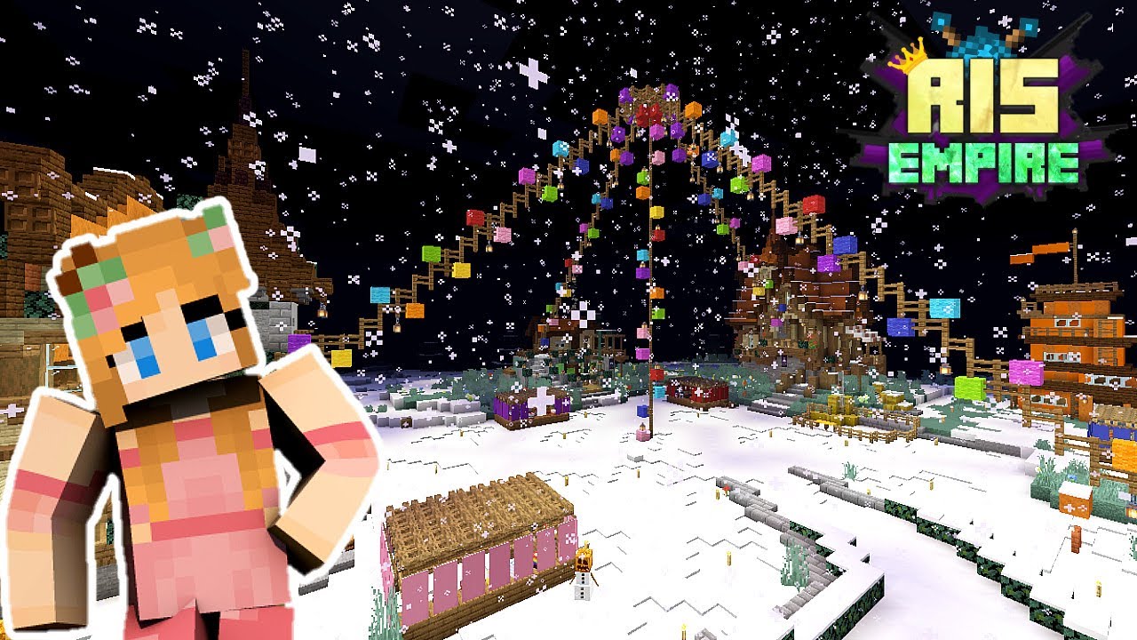 Winter Decoration 😱 | Minecraft Bangla Gameplay | [RIS Empire] - YouTube