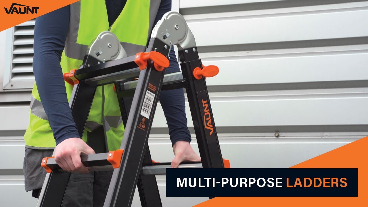 Multi Purpose Ladders - Product Range | Vaunt Tools - YouTube