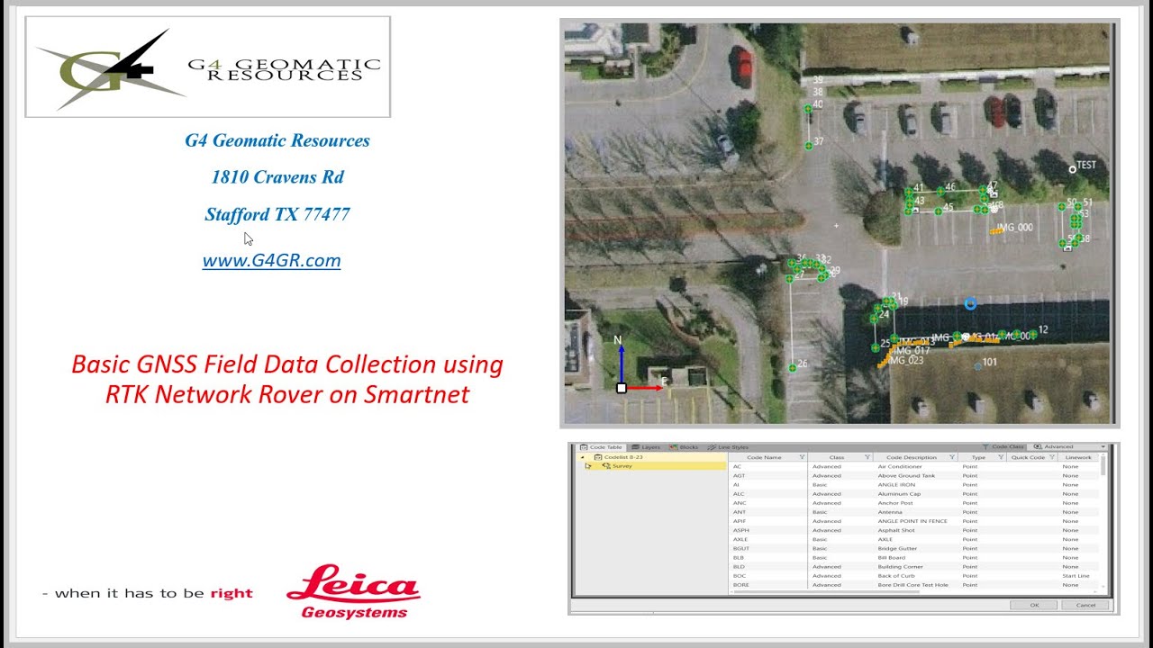 Basic Topo Data Collection & Operation of Leica GS18T Cs20 RTK Tilt ...