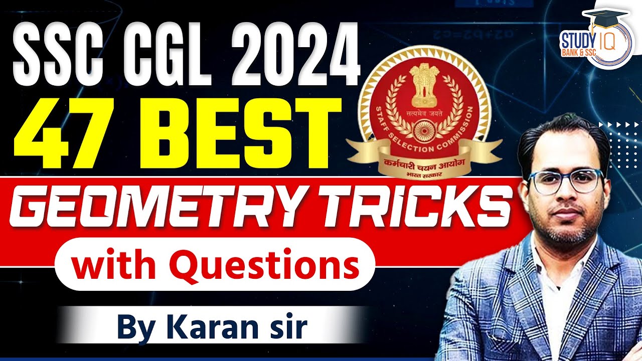 47 BEST Geometry Tricks with Questions For SSC CGL | SSC CGL 2024 ...