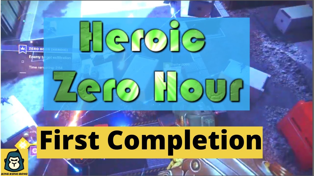 Heroic Zero Hour: Fight some Fallen, Try not to do a lot of Fallin ...