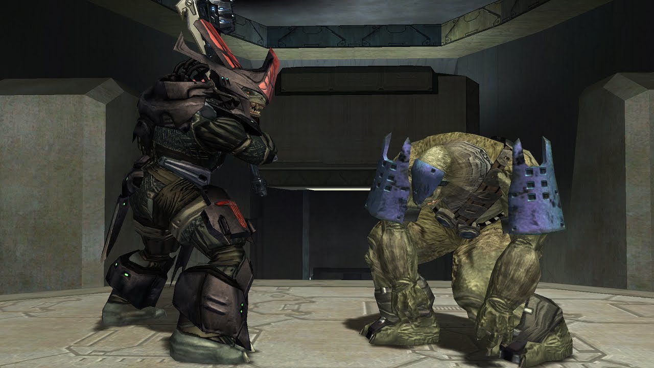 Halo 3 Brute Chieftains VS. Halo 2 Brutes - YouTube