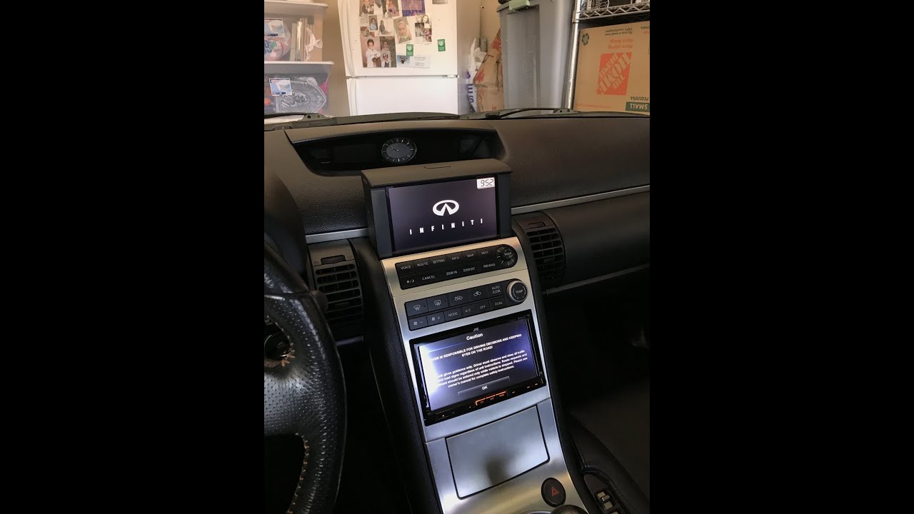 Infiniti G35 coupe JVC stereo - YouTube