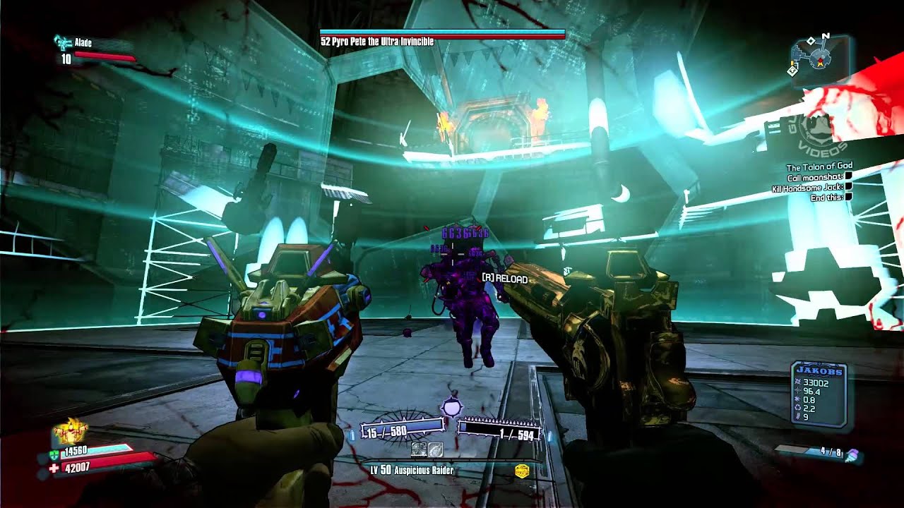 Borderlands 2 - Pyro Pete one-shot - YouTube