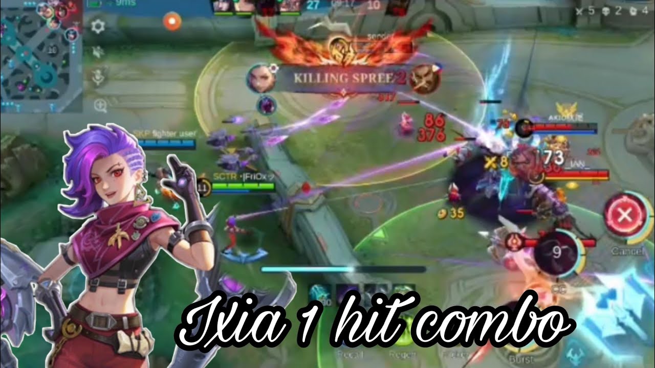 Ixia 1 hit combo ubos lahat ng kalaban hahah | MLBB GAMEPLAY - YouTube