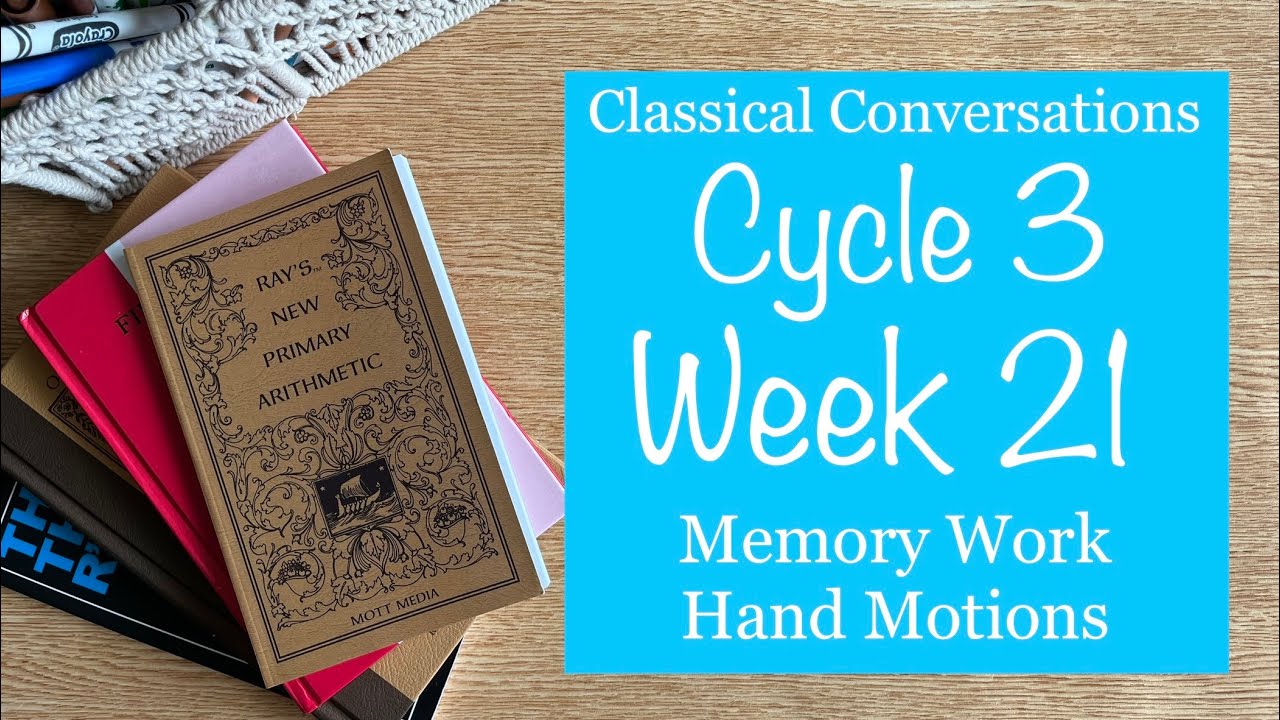 Classical Conversations Cycle 3, Week 21 Hand Motions - YouTube