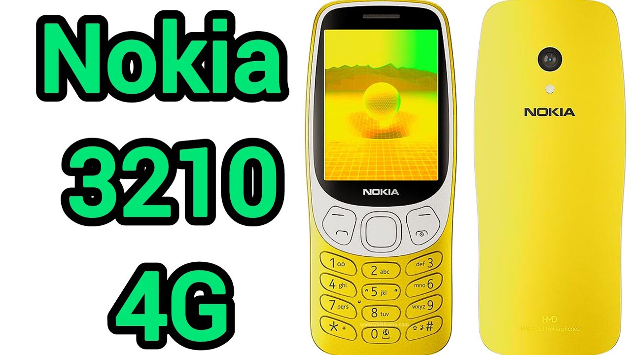 Nokia 3210 | the latest re-imagined retro feature phone - YouTube