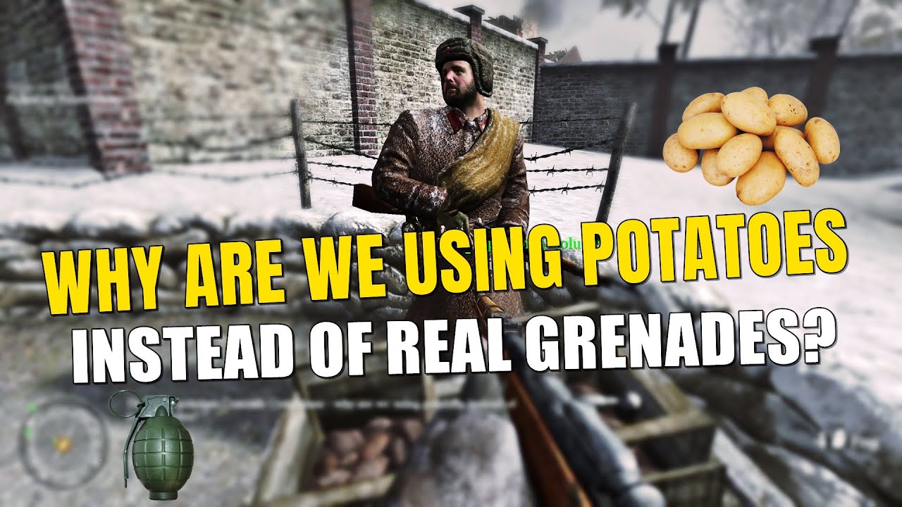 Why are we using potatoes instead of real grenades? - Call of Duty 2 ...