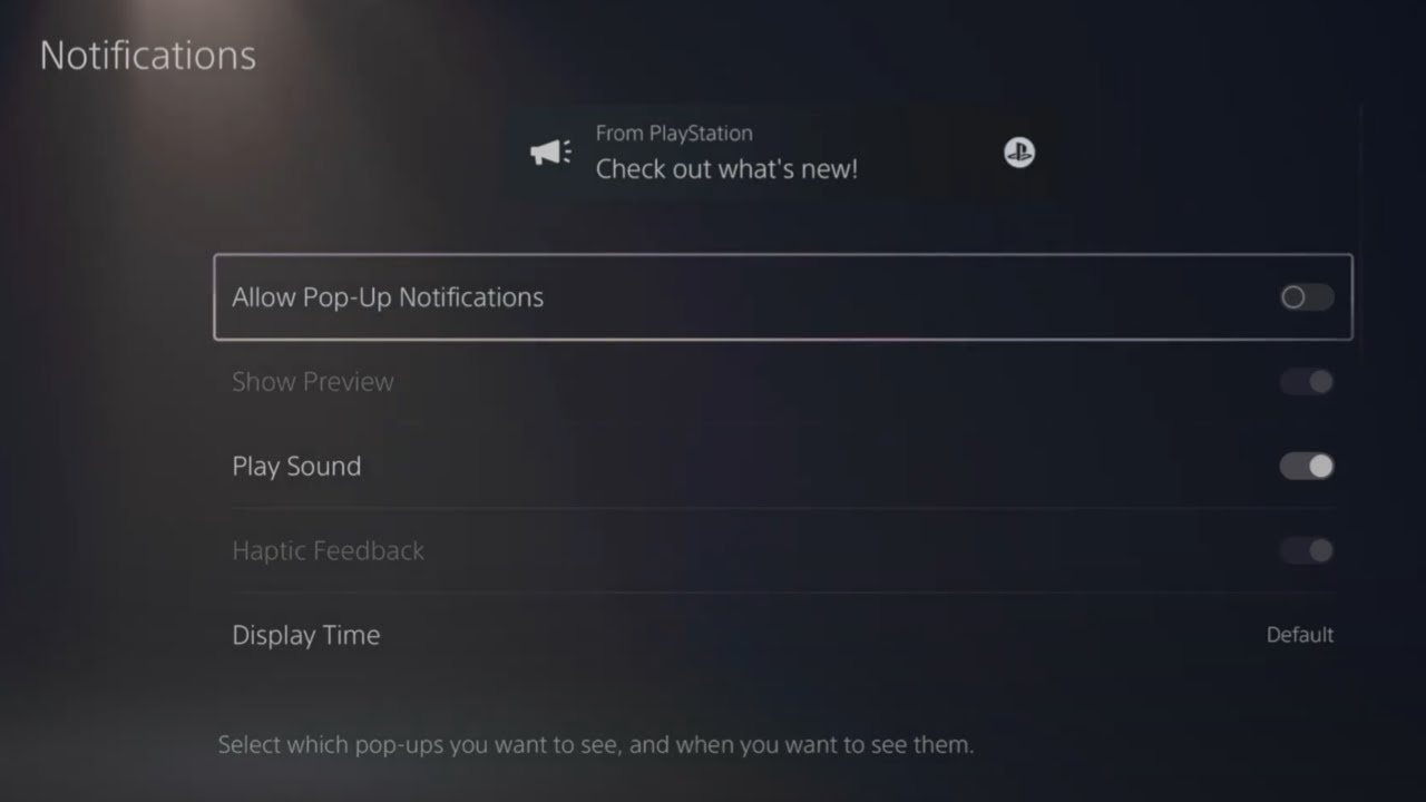 How to Turn Off Notifications PS5 - YouTube