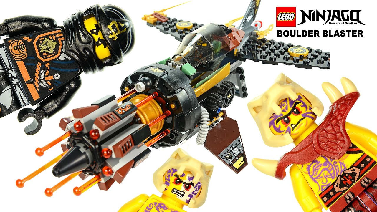 LEGO® Ninjago 70747 Boulder Blaster w/ Cole Zugu & Sleven Speed Build ...