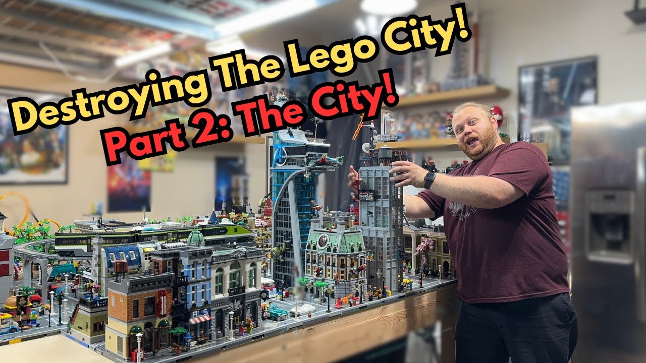Destroying The Lego City! Part 2: The City! - YouTube