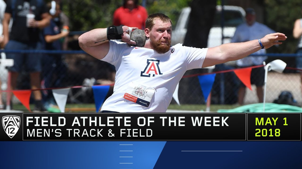 Arizona's Jordan Geist named Pac-12 Men's Field Athlete of the Week for ...