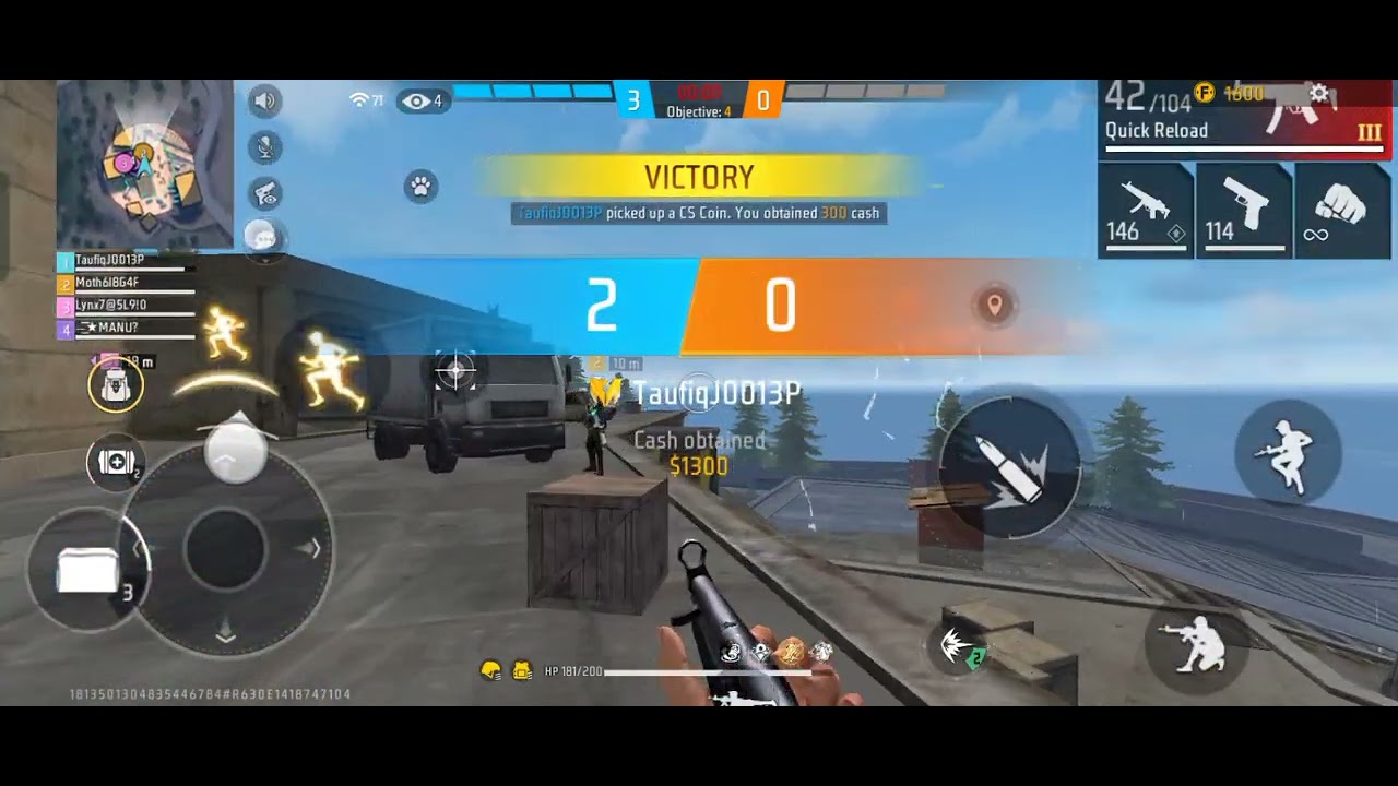 Free fire Fast Game play 😈😈 - YouTube