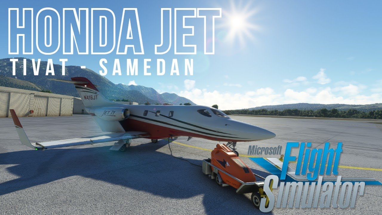 Honda Jet - Microsoft Flight Simulator 2020 Tivat - Samedan || Real ...