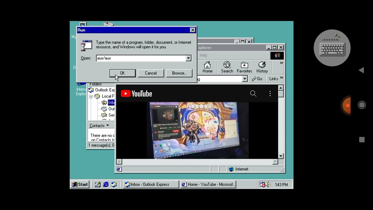 Windows 98 BSOD 1364 - YouTube