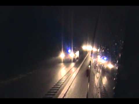 New Jersey State Police Unmarked Car Responding To A Roll Over On The ...