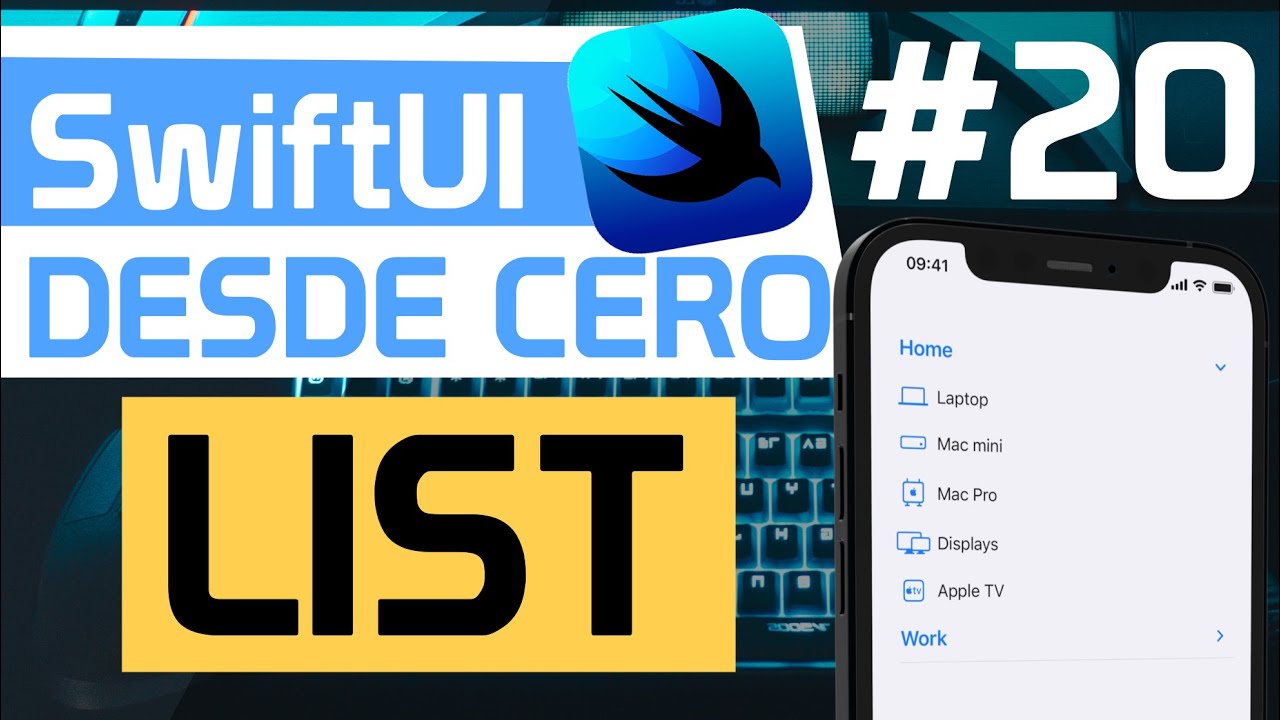 SWIFTUI: LIST (Listas en SwiftUI) en Español #20 - YouTube