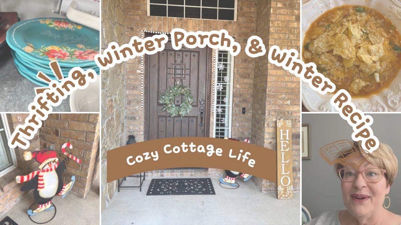 A Thrifting Bust, Winter Porch Decor, and a Great Winter Recipe # ...
