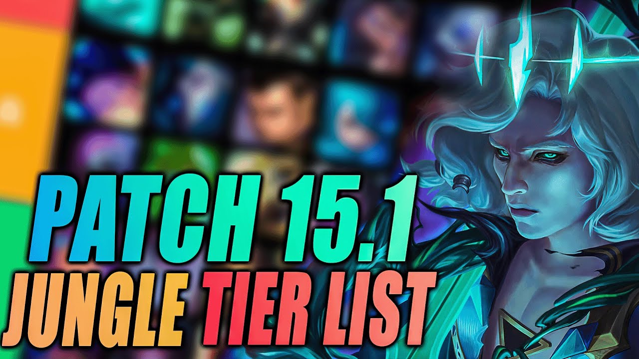 Best Junglers in The New Season Patch 15.1!😎 | Jungle Tier List League ...