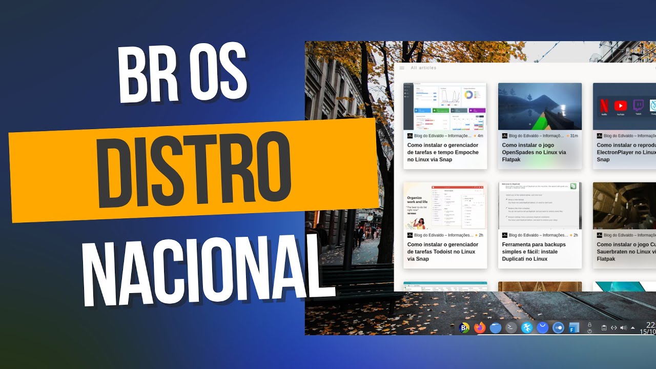Br OS: Uma Distro Linux Brasileira - YouTube