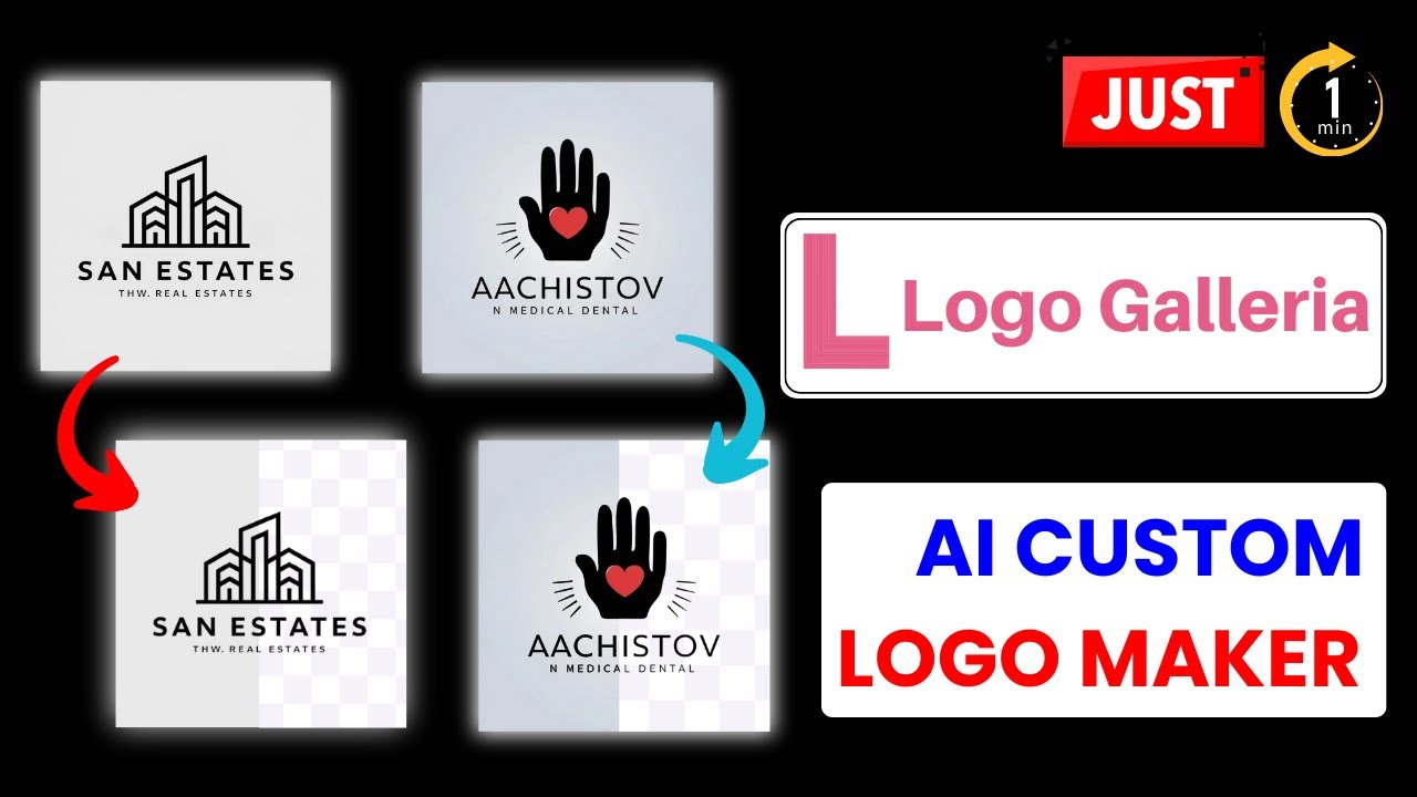 Build Your Custom Logo With AI In Minutes | Logo Galleria - YouTube