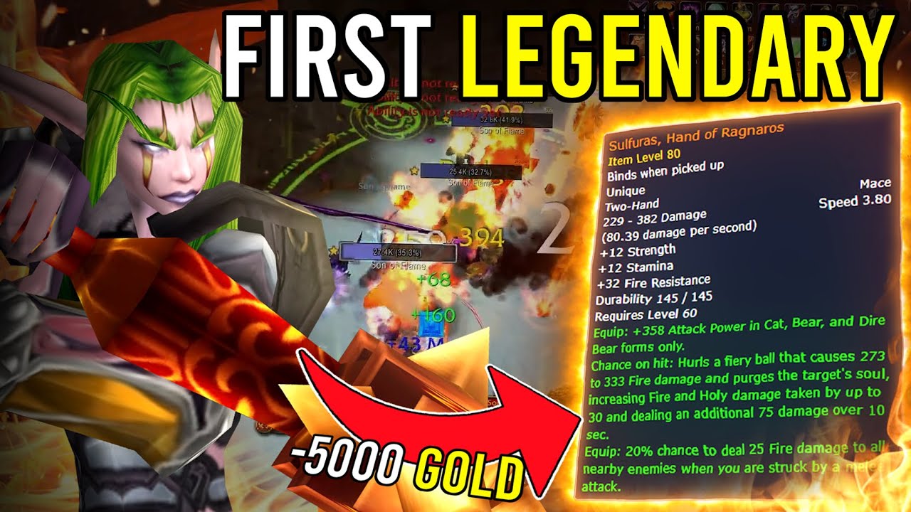 I Got *SULFURAS, HAND OF RAGNAROS* On My FIRST RAID - YouTube