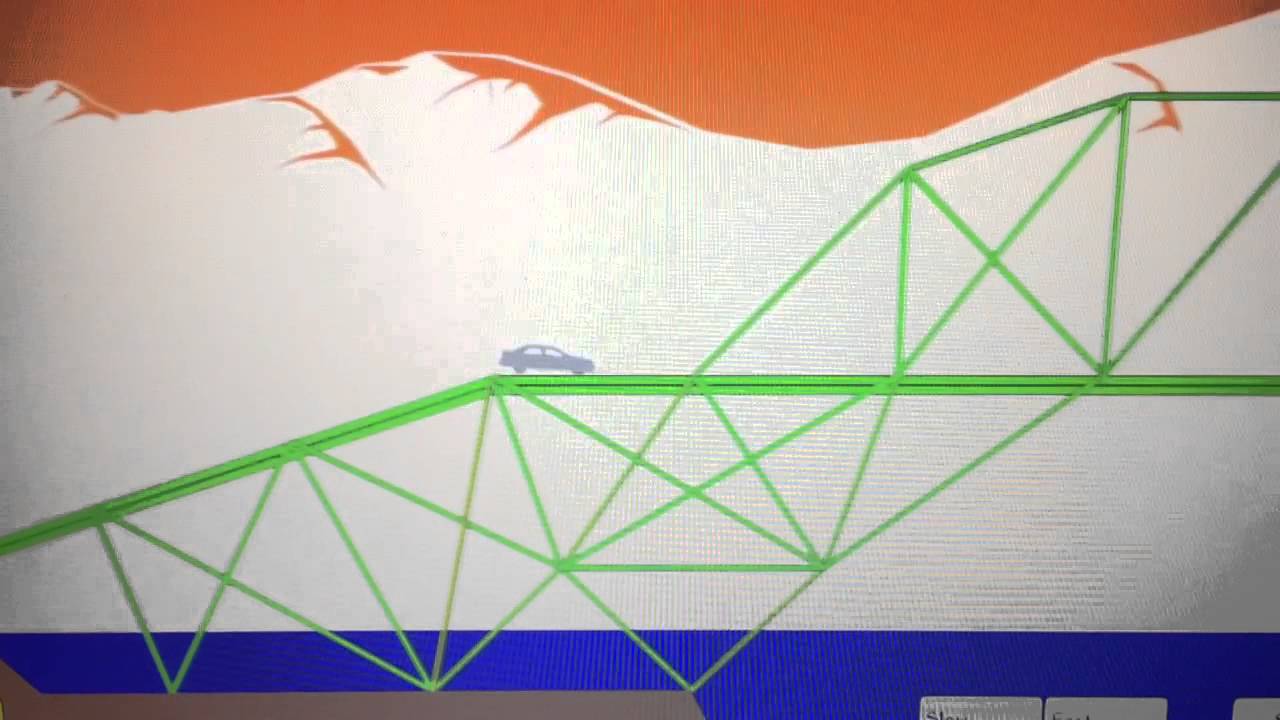 Bridge Physics level 1-5 walk through 3 stars - YouTube