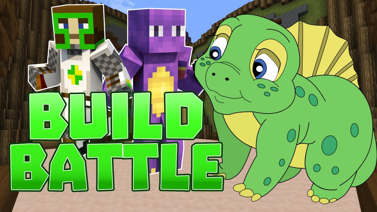Minecraft | DINOSAUR ! | Build Battle Minigame W/VenomousCompany - YouTube