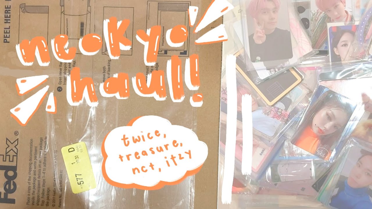 ️ neokyo mercari kpop haul - mostly twice and treasure - YouTube