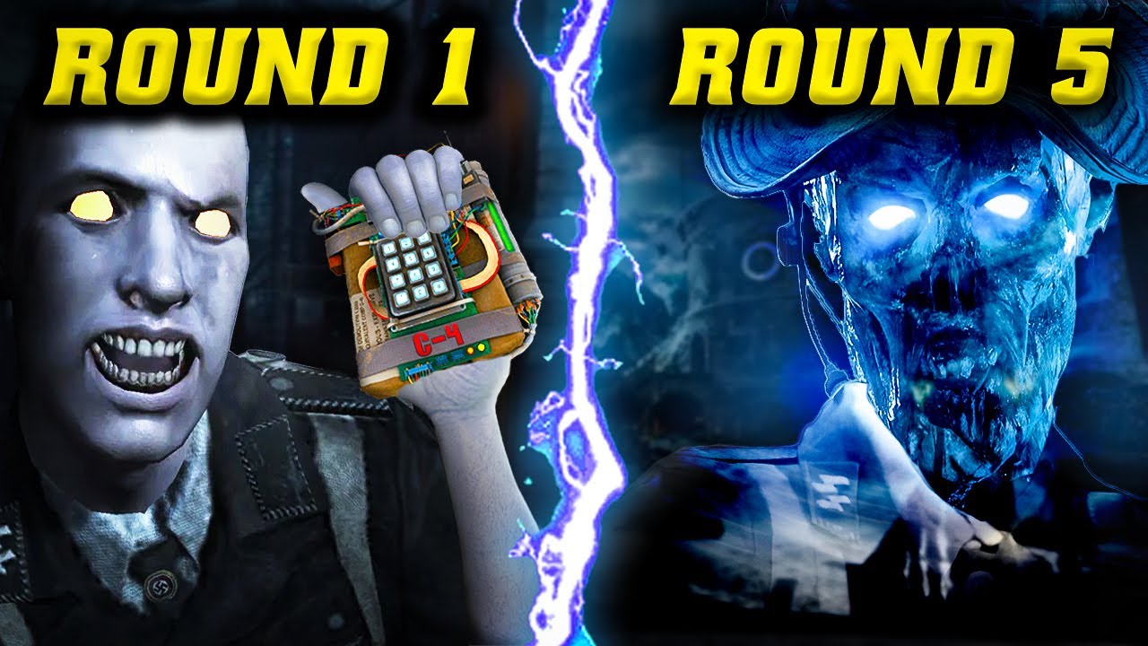 COD Zombies but they Explode and turn Invisible - YouTube