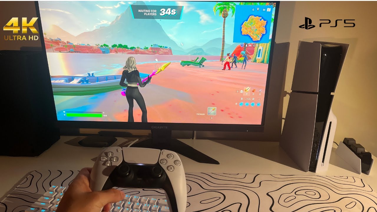 BEST PS5 Gaming Setup (POV Handcam) + Fortnite Ranked Reload Gameplay ...