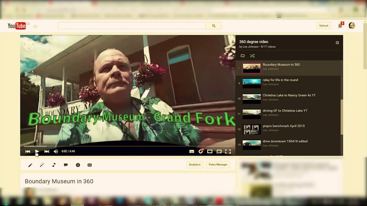 How to watch the 360 degree videos - YouTube