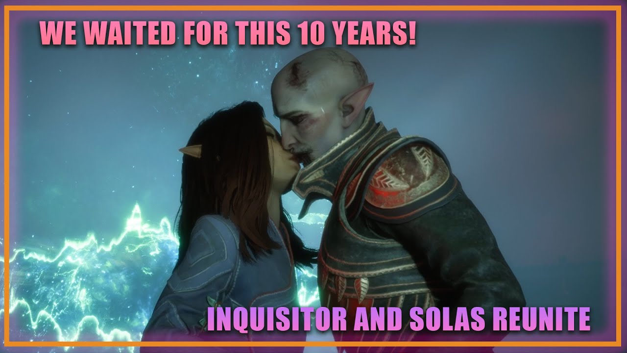 Inquisitor's final ROMANCE SCENE WITH SOLAS (Best Ending) - Dragon Age ...