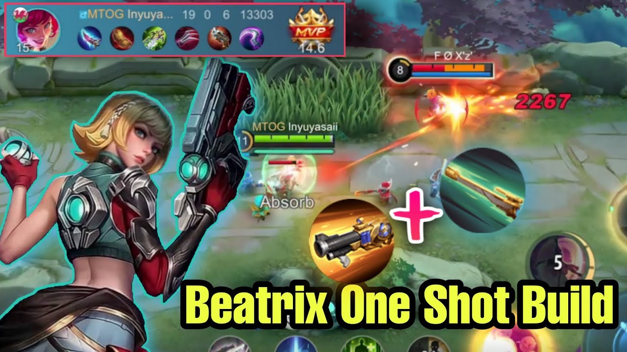 Beatrix One Hit Delete Best Build 2022 | Mobile Legends - YouTube