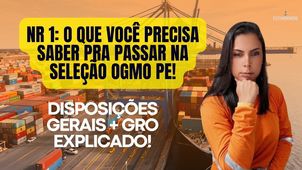 NR-1 Para passar na seleção OGMO Recife/Suape - YouTube