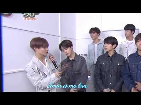 180601 Jimin & Taemin interaction on Music Bank