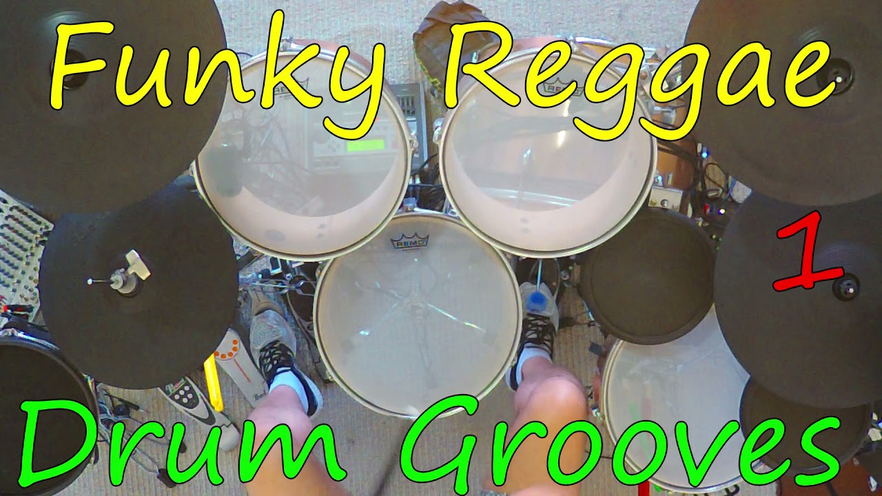 Funky Reggae Drum Grooves 1 - YouTube