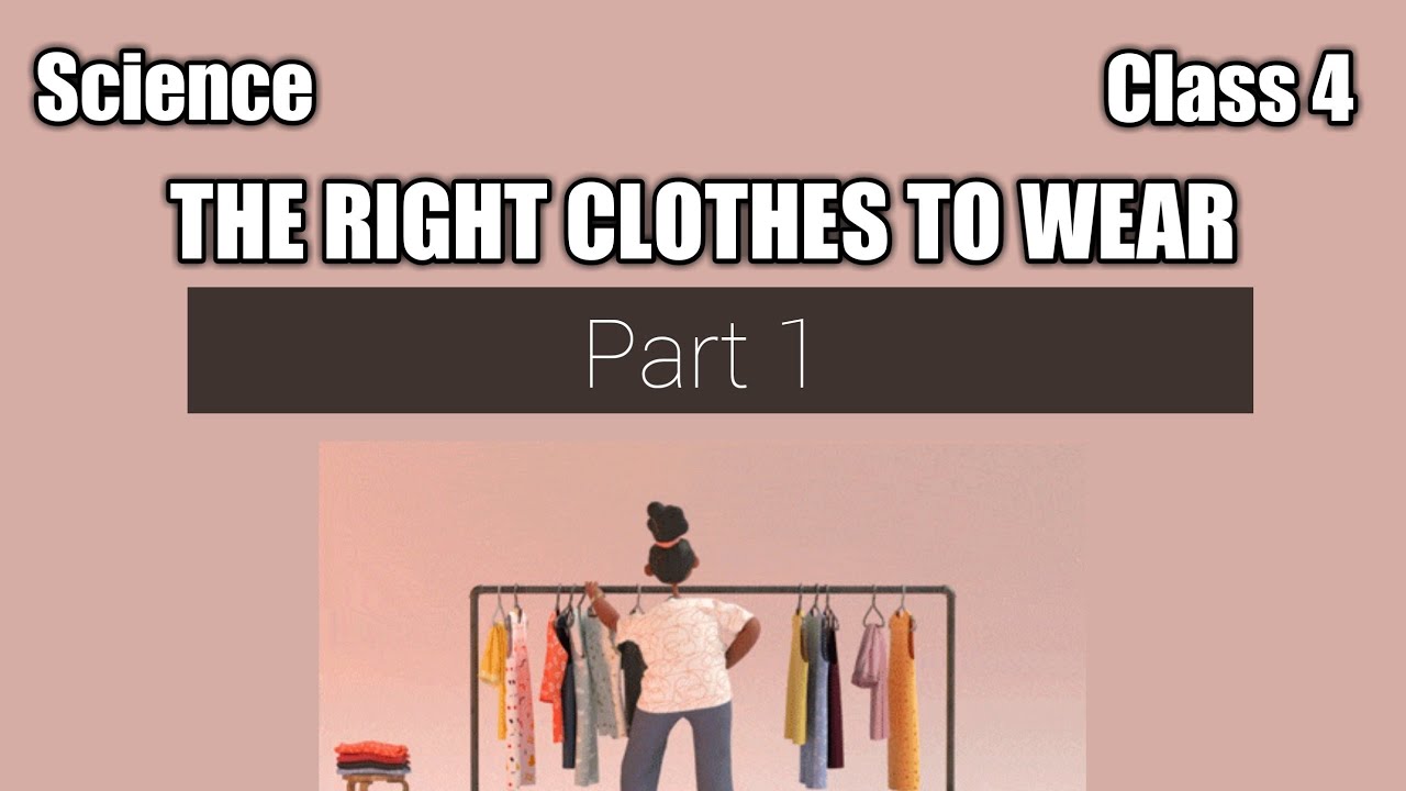 Class 4 | Chapter 4 | The right clothes to wear - YouTube